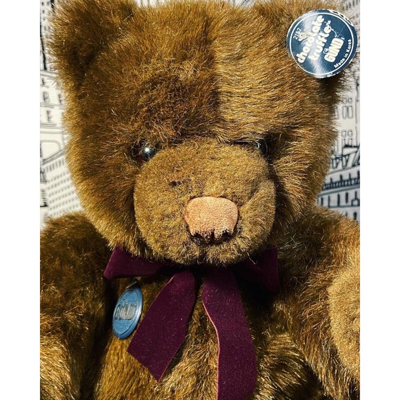 Gund | Toys | Vintage 983 Gund Collectors Classic Brown Bear Plush ...